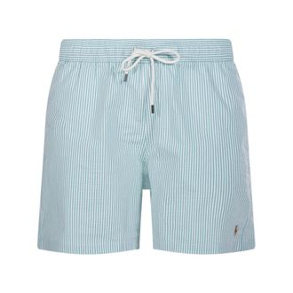 Ralph Lauren Homme, Maillots de bain, Vert, Taille: M Traveler Mid Trunk