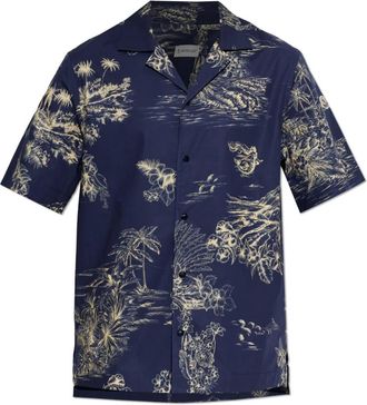 Moncler Homme, Chemises, Bleu, Taille: M Chemise &agrave; manches courtes