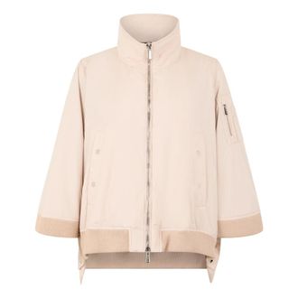 Moorer Leichte Jacke mit durchgehendem Rei&szlig;verschluss - - Jackets - Damen - Rosa - L