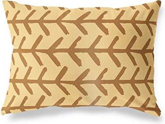 Bonamaison Le Jardin du Lin Kissenbezug Zierkissenbezug Brauntöne Kissenbezug, Für Bett, Auto, Sofa, Haus, Wohnzimmer, Schlafzimmer, Dekoration, 45x60 Cm - Entwo