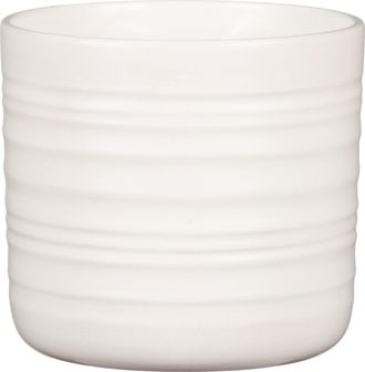 Scheurich Cottage, Blumentopf aus Keramik, Farbe: Soft Wool, 22,7 cm Durchmesser, 20,7 cm hoch, 6,9 l Vol