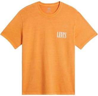 Levi's SS Relaxed FIT Tee T-Shirt, SSNL Serif Logo Gold, L Hommes