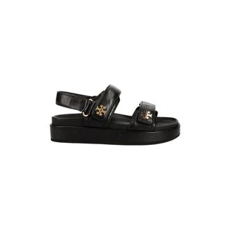 Tory Burch Femme, Chaussures, Noir, Taille: 35 1/2 EU Flat Sandales