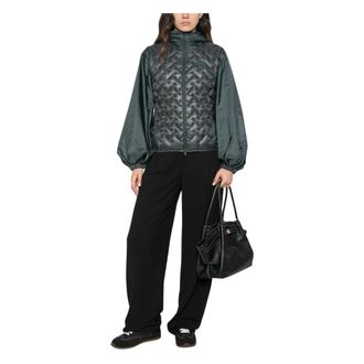 Moncler Mirage Kapuzenjacke - - Jackets - Damen - Gr&uuml;n - XS