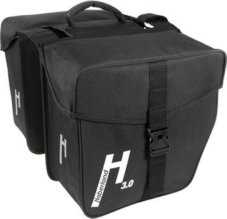 Haberland Basic Doppelpacktasche Schwarz 31x31x16 cm