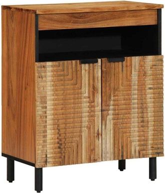 vidaXL Sideboard 60x33x75 cm Massivholz Akazie - Vidaxl