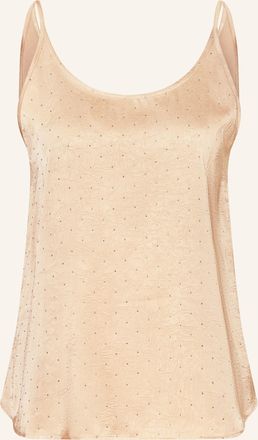 BA&SH Ba&Sh Top Digue Mit Schmucksteinen beige