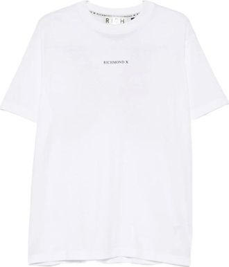 John Richmond Homme, Tops, Blanc, Taille: S T-Shirt Richmond