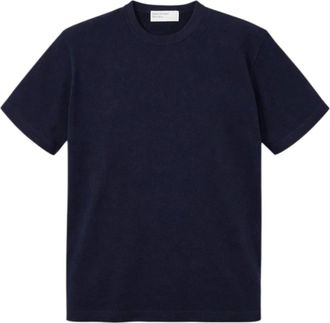Universal Works Homme, Tops, Bleu, Taille: M Merino Fine Knit Tee