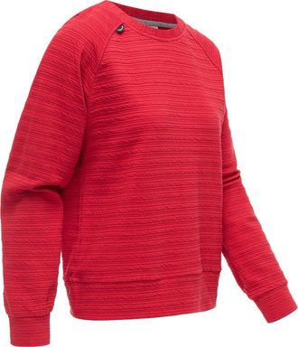 Ragwear Rundhalspullover Joann Crepe Leichter Pullover mit gestreifter Pr&auml;gung