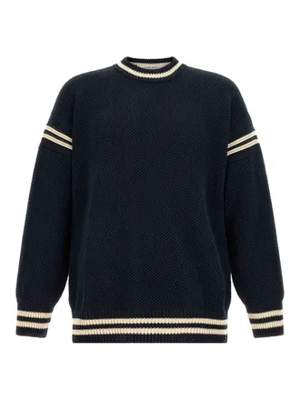 Golden Goose Pull Col Rond - Bleu