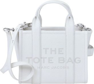 Marc Jacobs Femme, Sacs, Blanc, Taille: ONE Size The Small Leather Tote