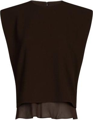 Rotate Top sans manches &agrave; col rond