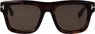 Tom Ford Homme, Accessoires, Brun, Taille: 53 MM Icon Square Lunettes de soleil
