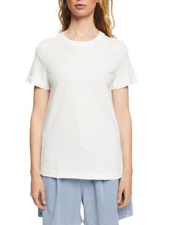 Esprit Damen 022EE1K333 T-Shirt, 110/OFF White, XXL