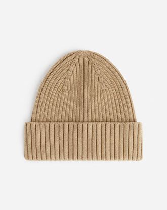 Arket Rippstrickm&uuml;tze -Beige