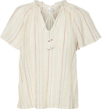 Vero Moda VMKAYA S/S V-Neck TOP WVN BTQ