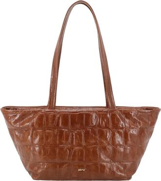 Abro Abro Shopper - Shopper ALBA - Gr. unisize - in Cognacbraun - f&uuml;r Damen
