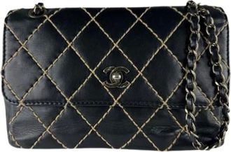 Chanel Pre-owned Sac bandouli&egrave;re vintage - Femme - Pre-owned - Noir - Taille: ONE Size