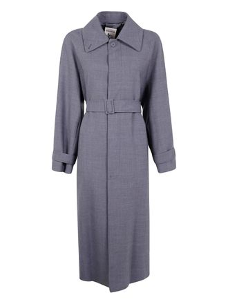 Semicouture manteau à taille ceinturée - Gris