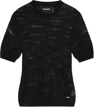 Dsquared2 Herren, Strickwaren, Schwarzk, SGr&ouml;&szlig;e
