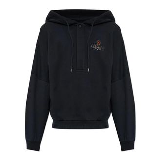 Vivienne Westwood Homme, Sweatshirts et sweats &agrave; capuche, Bleu, Taille: S SweaT-shirt &agrave; capuche Batwing