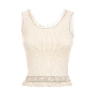 Chiara Ferragni Top Wei&szlig; - - Tops - Damen - Wei&szlig; - XS