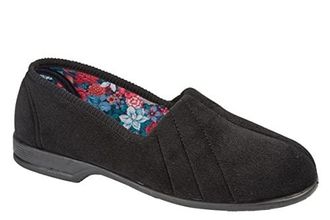Sleepers Audrey III - Chaussons en velours - Femme (39 EUR) (Noir)