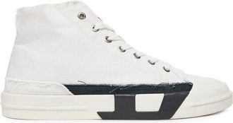 Diesel Sneakers aus Stoff High-Top Y03505PR012 HA686 Weiß