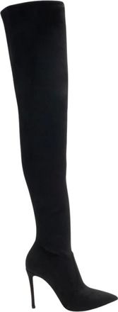 Casadei Femme, Chaussures, Noir, Taille: 39 1/2 EU Bottes cuissardes Julia