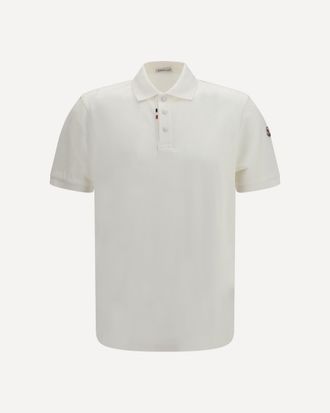 Moncler Cotton piqu&eacute; Polo Shirt with logo Male XL