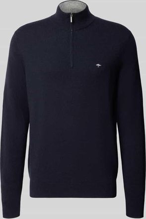 Fynch-Hatton Regular Fit Troyer aus Woll-Kaschmir-Mix