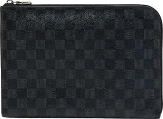 Louis Vuitton Pre-owned Damier L-Zip Clutch - - Pre-owned - Herren - Schwarzk - ONE SIZE