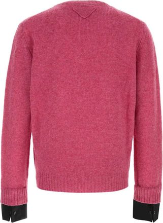 Prada Virgin Wool Sweater - Pink