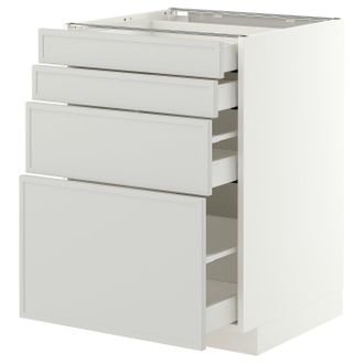 IKEA METOD / MAXIMERA Unterschr., 4 Fronten/4 Schubladen