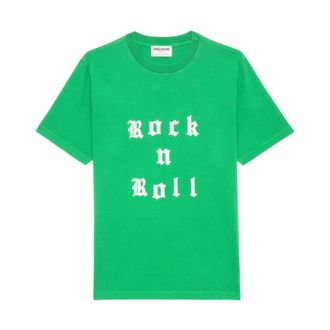 Zadig&Voltaire Femme, Tops, Vert, Taille: 38 FR T-shirts et Polos Verts