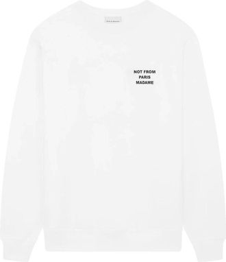 Dr&ocirc;le de Monsieur Homme, Sweatshirts et sweats &agrave; capuche, Blanc, Taille: XL Le SweaT-shirt Slogan