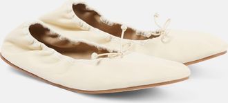 The Row Ballerines en cuir