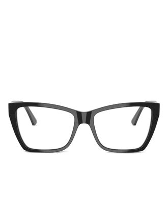 Jimmy Choo Eyewear Brille im Cat-Eye-Design - Schwarz