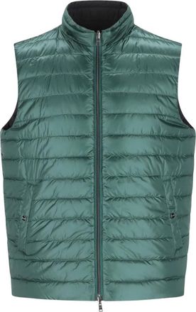 Herno Homme, Vestes, Vert, Taille: L Piumino Reversibile Smanicato