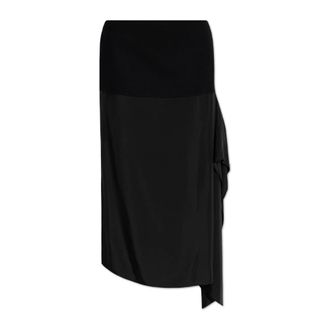 Jil Sander Rock mit Materialmix - - Skirts - Damen - Schwarzk - XS