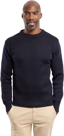 Armor Lux Homme Marin Uni Fouesnant Homme Pull, Bleu, Size : 3