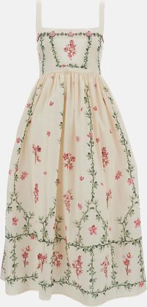 Agua Bendita Kleid Barbara Midi Cauca