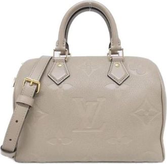 Louis Vuitton Pre-owned Sac Speedy Bandouli&egrave;re Monogram Empreinte - Femme - Pre-owned - Beige - Taille: ONE Size