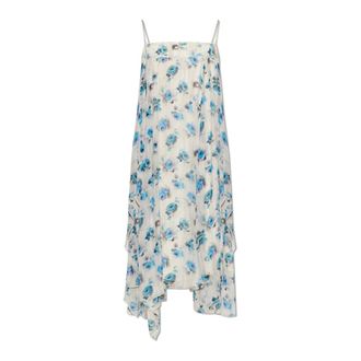 Tory Burch Printed Silk Dress - - Dresses - Damen - Blau - S