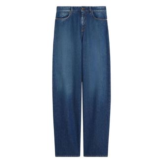 Max Mara Palude Baggy Jeans - Femme - Jeans - Bleu - Taille: 40 FR