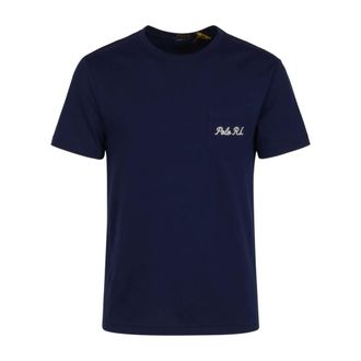 Polo Ralph Lauren Homme, Tops, Bleu, Taille: XL Knit T-Shirt
