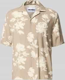 Review Regular Fit Freizeithemd aus Viskose-Mix