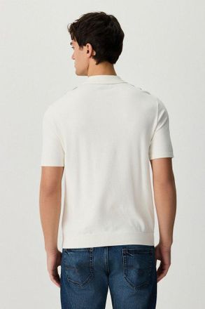 Next Poloshirt Kurz&auml;rmeliges Regular Fit Polohemd mit Streifen (1-tlg)