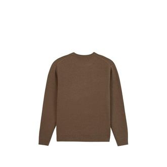 Maison Labiche Pull droit imprim&eacute; en laine